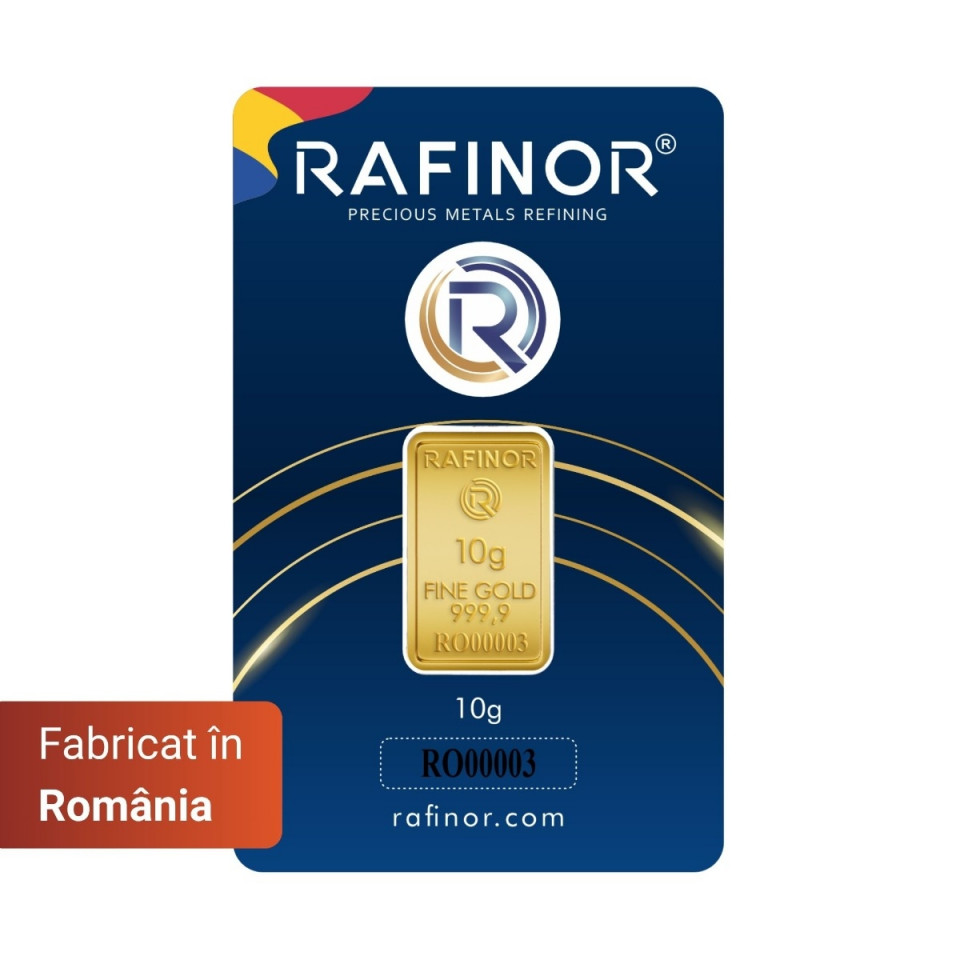 Lingou de aur 10g - Fine Gold 999.9% ENI4 | City Gold
